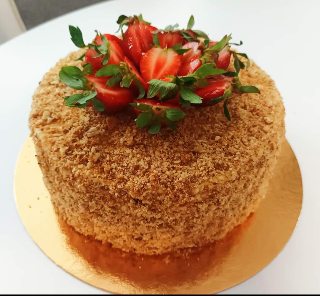 Tort Medovik - Gramaj min. 1,5 kg - Precomanda 48 de ore – Sempre Sano ...