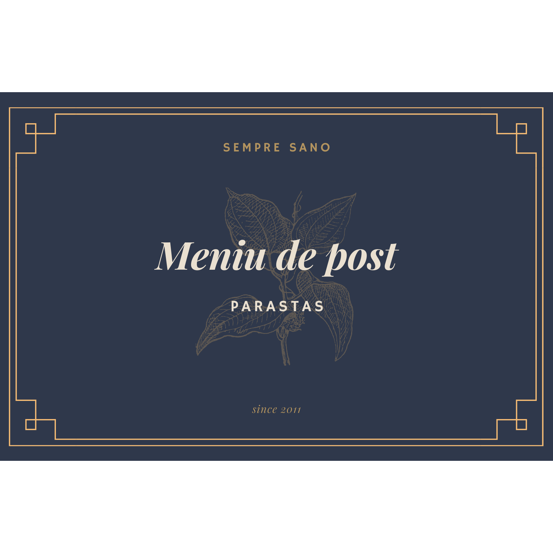 Meniu complet de post - comanda minima 5 buc. - 64 lei/ buc – Sempre ...